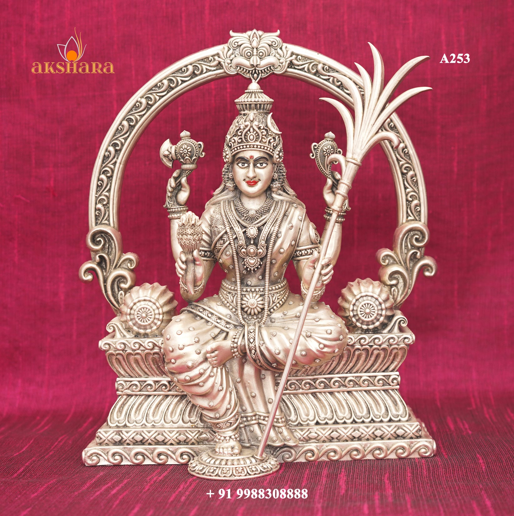 Exclusive Lalitha Devi 3D Idol – Akshara Silver