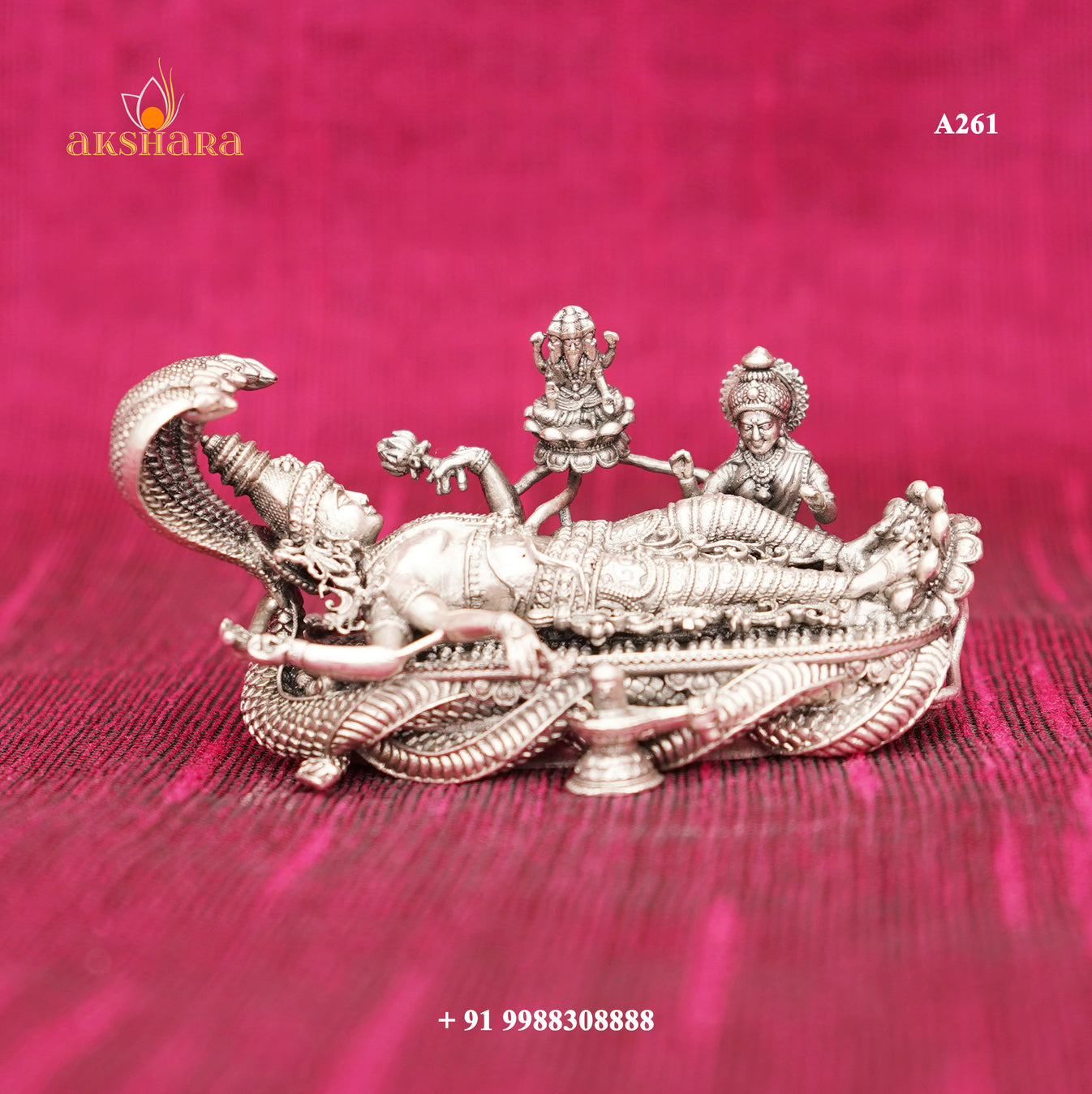 Anantha Padmanabha Swamy 3D Idol – Akshara Silver